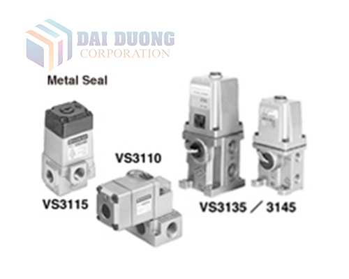 Van điện từ 3 cổng VS3110 - 3115 - 3135 - 3145 | SMC